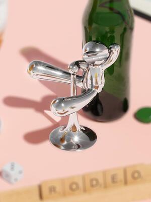 Umbra伙伴开瓶器平衡不倒翁金属小摆件啤酒起瓶器创意男生日礼物