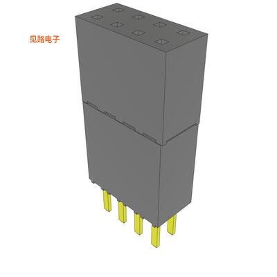 ESW-104-44-G-D -[全新CONN SOCKET 8POS 0.1 GOLD PCB]