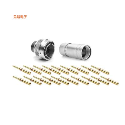 RT0W61419PNH03SS-K -[全新CONN PLUG MALE 19POS GOLD CRIMP]