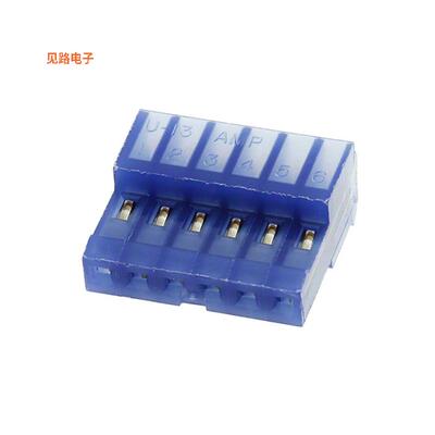 3-641192-6 -原装[CONN RCPT 6POS IDC 26AWG GOLD插座