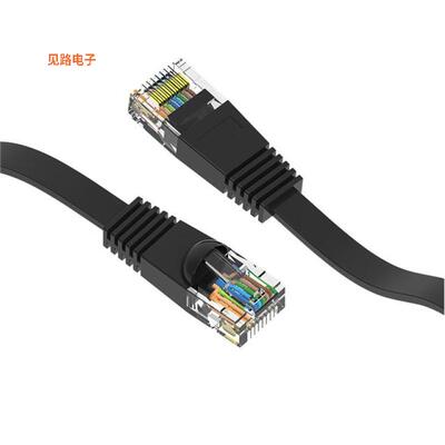 CM-100740BKBSTK -[全新10Ft Cat6 Flat Ethernet Network]