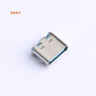 TYPE C-ZL-104PWB -[卧式带钢片浅蓝色（980C)SMDUSB