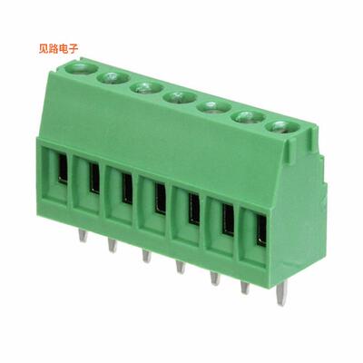 284391-7 -[全新TERM BLK 7POS SIDE ENT 3.5MM PCB]