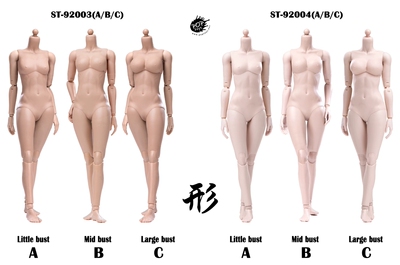 POPTOYS 1/6 高可动女素体 92003ABC 92004ABC 改良版 现货