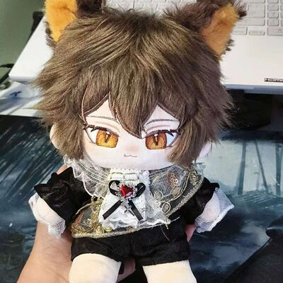 正版原创龙族周边路鸣泽属性20cm棉花娃娃有骨架可爱玩偶公仔礼物