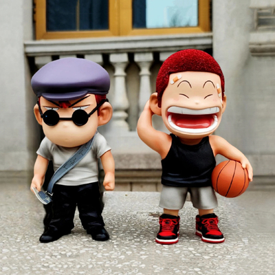 日本动画灌篮高手樱木花道手办人偶车载个性摆件桌面装饰品潮玩男