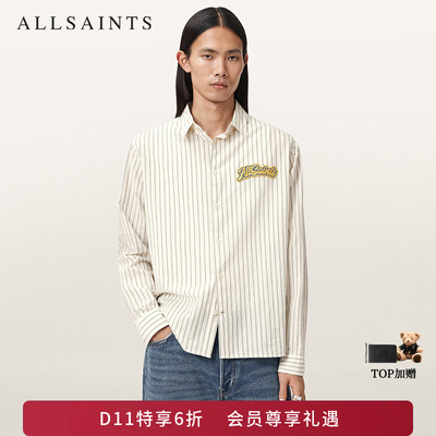 ALLSAINTS男士长袖衬衫