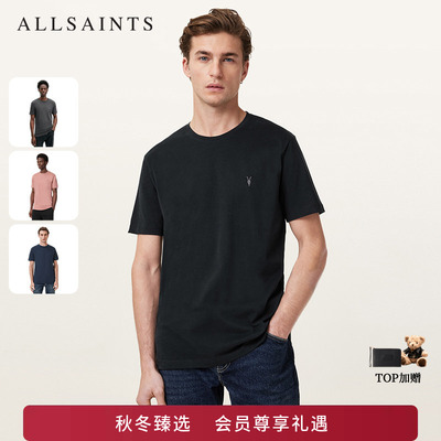 ALLSAINTS男士圆领T恤