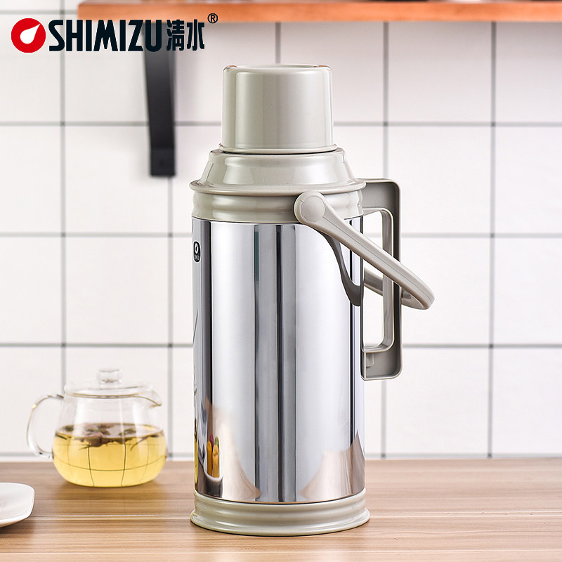 清水SM-3072-320热水瓶暖瓶保温瓶大容量办公家用学生宿舍3.2L