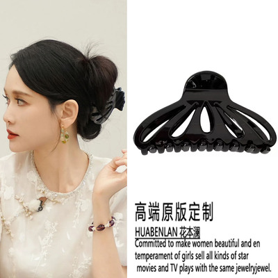 天声一队陈乔恩同款黑色抓夹发夹