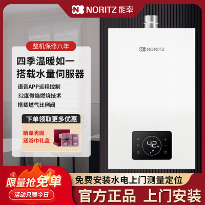 能率智能恒温16L强排式天然气