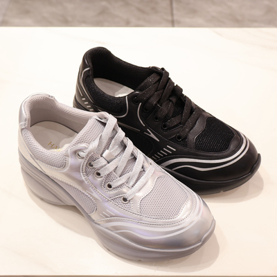 HCS266101哈森女鞋 *2025年秋款老爹鞋厚底鞋 商场新品