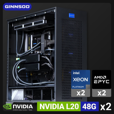 双U双卡L20-48G水冷版超静音主机