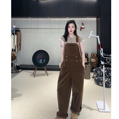 RS FOR ALL  复古工装朋克风背带裤RSKZ3376