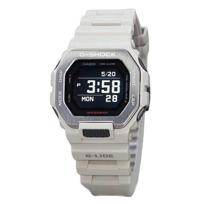 CASIO卡西欧G SHOCK Lide数字的月相GBX 100 8 200M男士手表