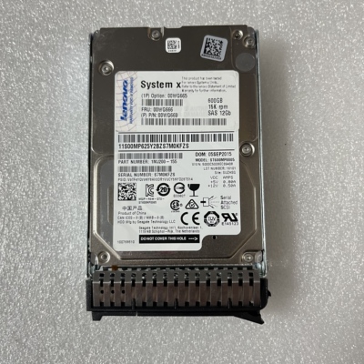 IBM 00WG666 600G 15K SAS 12G 2.5 00WG666 00WG665 服务器硬盘