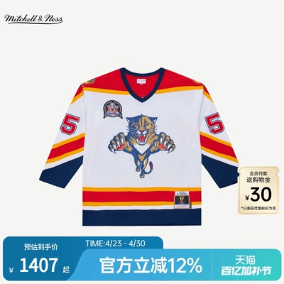 MN美洲豹队埃德95-96赛季冰球服