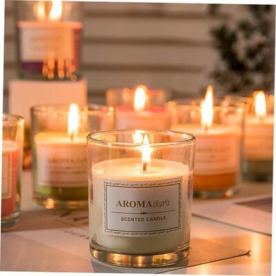 Essential Oil Scented Candles Smoked Incense Fragrance Sleep