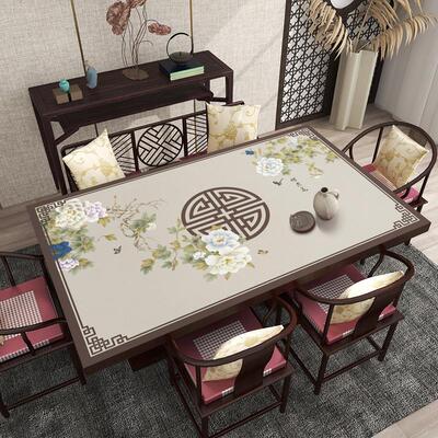 Leather edge cabinet padding tablecloth waterproof