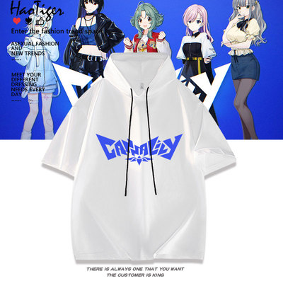 GIRLS BAND CRY 新乐队Canna Lily同款连帽短袖T恤青少年痛衣服