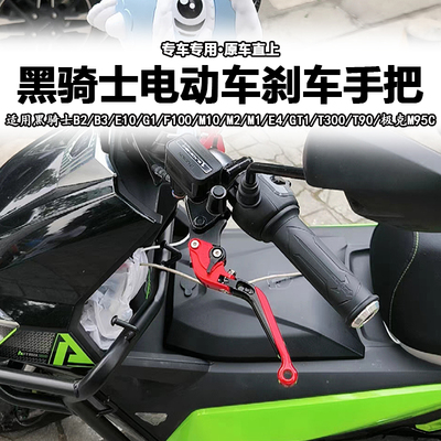 黑骑士B2B3E10G1F100M10M2M1电动车改装刹车牛角碟刹刹车把手可调