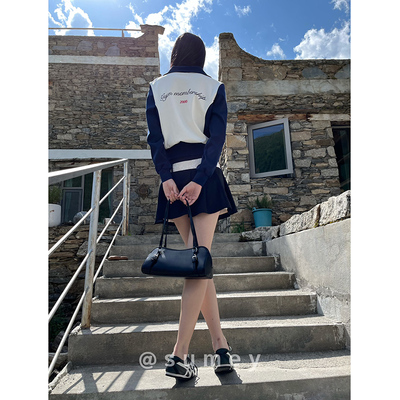 短裙韩系A字蕾丝边设计