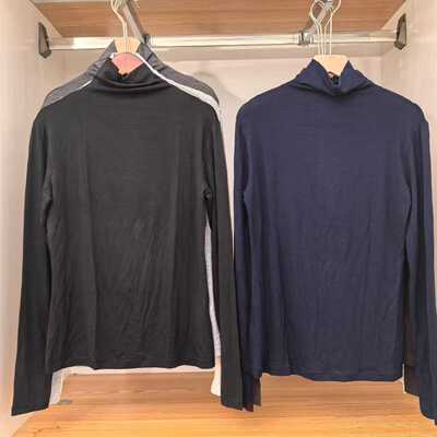 秋冬女装弹力高领打底衫长袖T恤