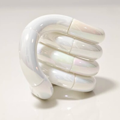 电镀金属专注力大学生考研adhd焦虑戒瘾玩具解压玩具扭扭乐亮银色