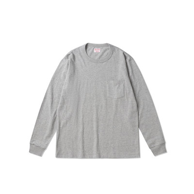 RiskRider sportswear全棉口袋长袖Tee埃及长绒棉 GIZA86 R2078-L