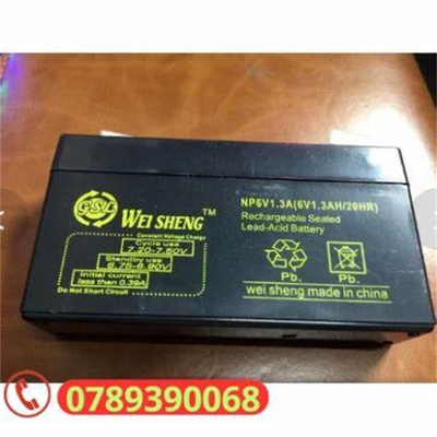 WEISHENG蓄电池NP6V1.3AH/20HR免