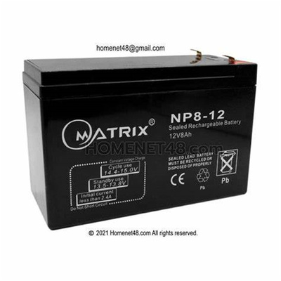 MATRIX蓄电池NP8-1212V8AH免