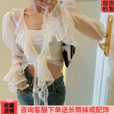 罩衫短款白时尚罩衫短款白