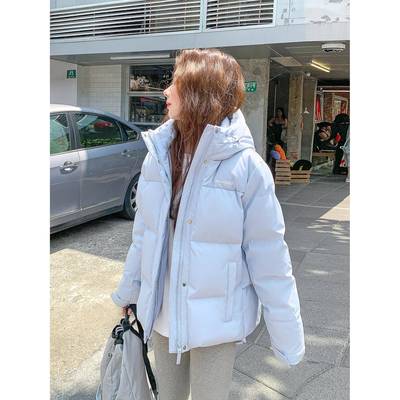 MM明摩女装短款羽绒服女冬季新款2024小个子韩版宽松90白鸭绒外套