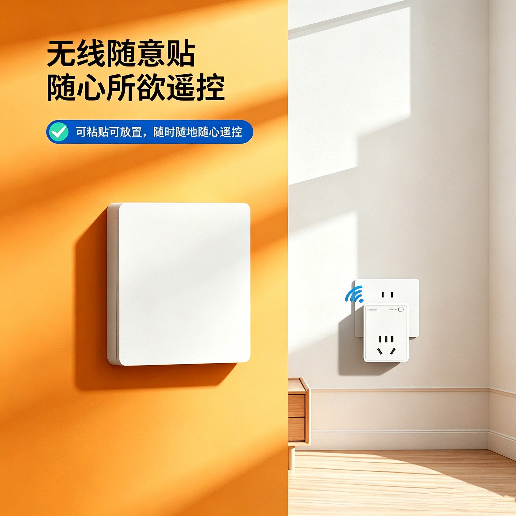 〖无线遥控〗5.8G雷达插座手机蓝牙定时插座智能插座智能穿墙30米