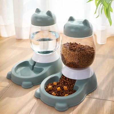 pet automatic feeder food bowl dog cat water dispenser喂食器