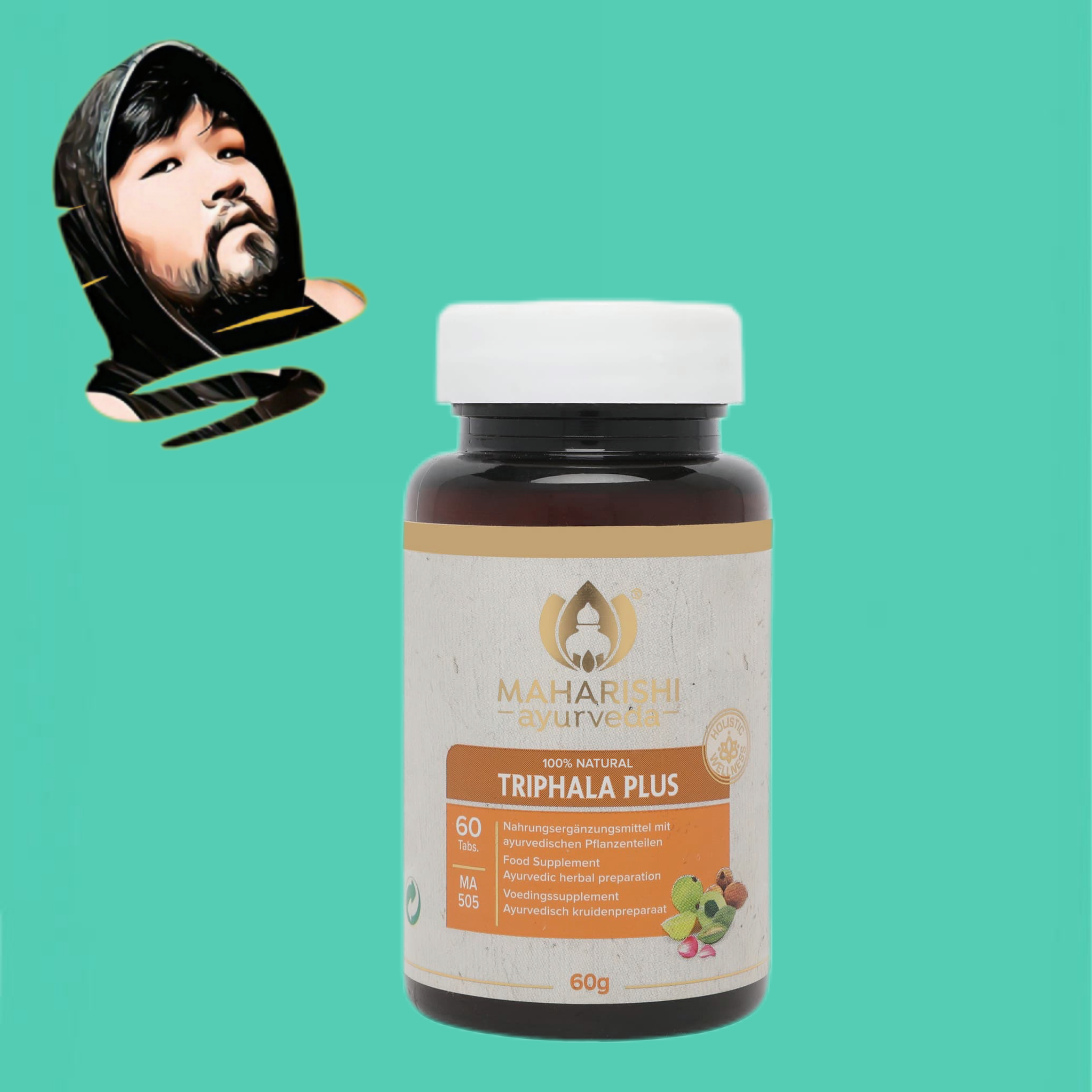 德国直邮满300包邮MAHARISHI AYURVEDA阿育吠陀草药复合维生素60g