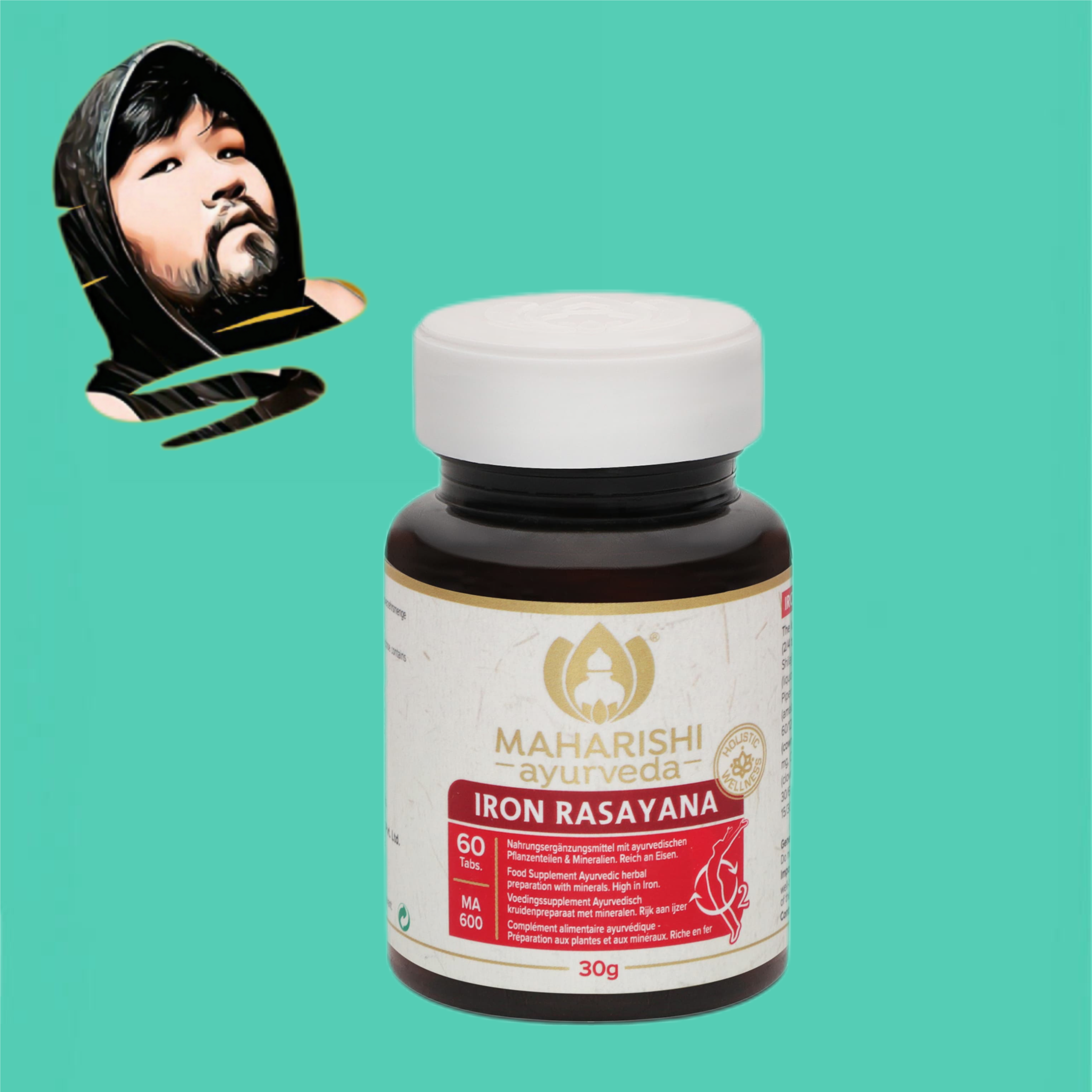 德国直邮【满300包邮】MAHARISHI AYURVEDA拉萨亚那日常维生素30g