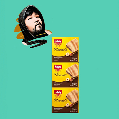 德国直邮【全场满300包邮】Schar无麸质榛子巧克力夹心华夫63g