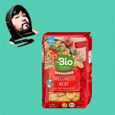 德国代购【全场满300包邮】dmBio有机猫耳面500g