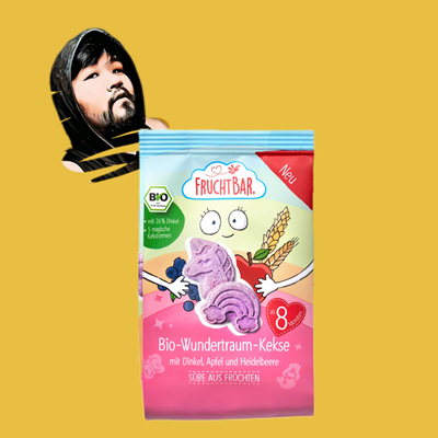 德国直邮300包邮FRUCHTBAR/福乐蓓8个月+有机苹果蓝莓饼干100g