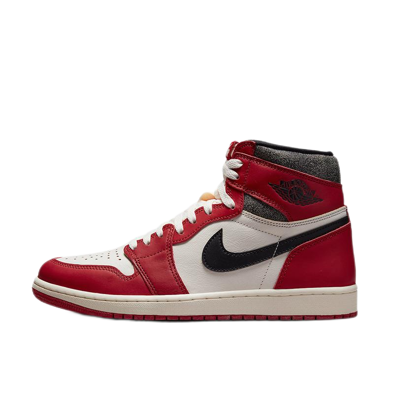 烽火Air Jordan 1 Retro AJ1白红芝加哥做旧高帮篮球鞋DZ5485-612_虎窝淘