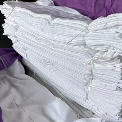 白色纯棉枕套全棉面料长方形