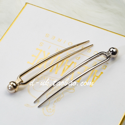 亚历山大发饰婚礼发插插梳发簪