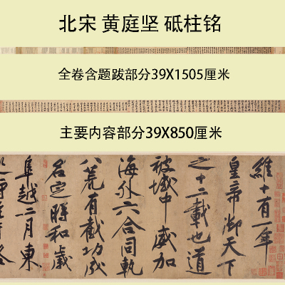 黄庭坚砥柱名家字帖经典超清书法