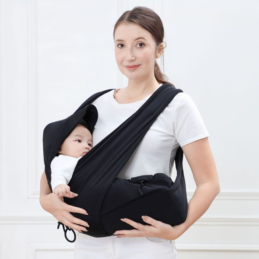现货跨境婴儿背带交叉宝宝婴儿背袋x型前抱式育儿背巾背娃