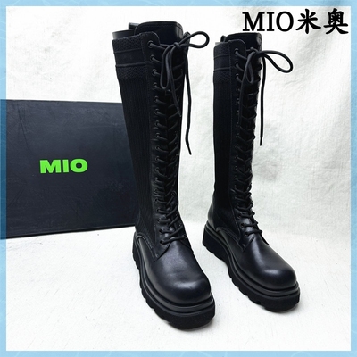 MIO米奥欧美长筒靴厚底女鞋