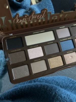 too faced海淘微瑕限定巧克力眼影盘chocolate bar 20年产亏清