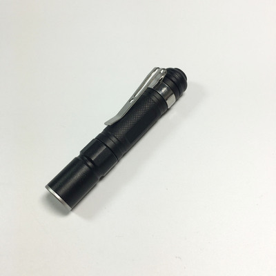 新迷你LOGO打字礼品铝合金档开关LED伸缩变焦调光10440小手电筒