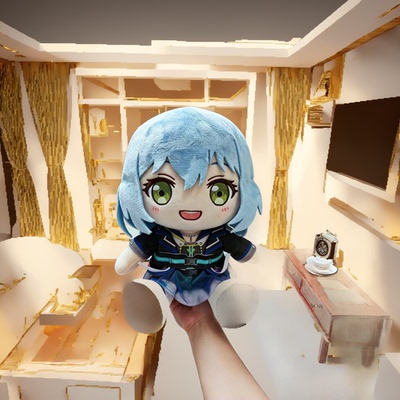 【限时】BangDream raise a suilen朝日六花lock40cm毛绒玩偶娃娃