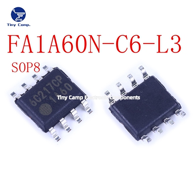 正品保障 FA1A60N-C6-L3 SOP-8 印字：1A60 电源管理芯片现货实拍